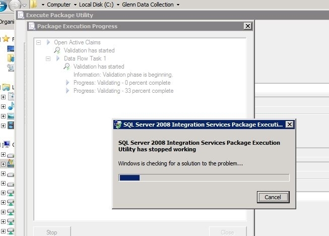 SSIS Package Issues - Databases & Queries - Spiceworks Community