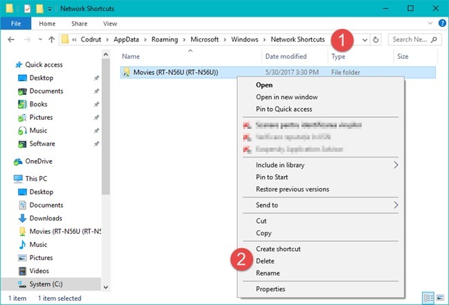 How-to delete network share Windows 10 - Software & Applications ...