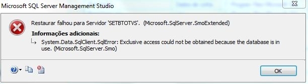 Error Database already in use when trying to restore backup - Databases & Queries - Spiceworks ...