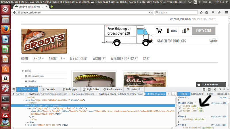 Adjusting Header Logo on website - Programming & Development - Spiceworks Community