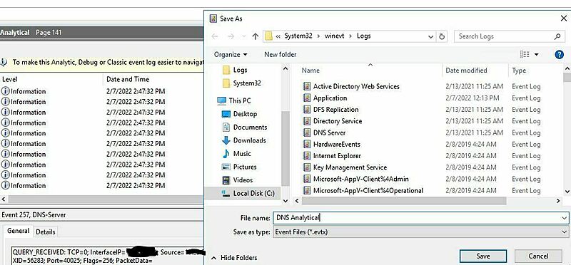 How to Convert Analytical .ETL File to .EVTX - Networking - Spiceworks Community