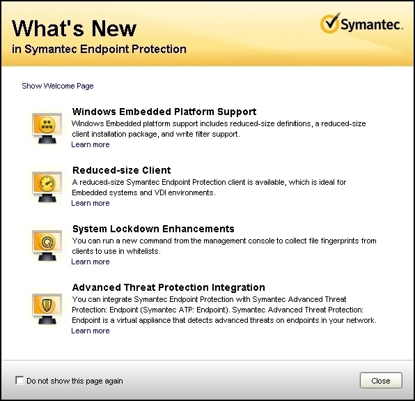 Symantec has released Symantec Endpoint Protection 12.1.6168.6000 (12.1 ...