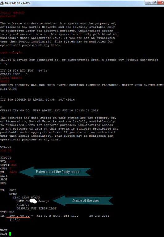 CHANGE EXTENSION ON NORTEL / AVAYA PHONES CS1000 - Networking ...