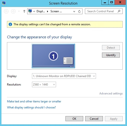 Set RDP web access display resolution for Windows server 2012 R2 Essentials. - Software ...