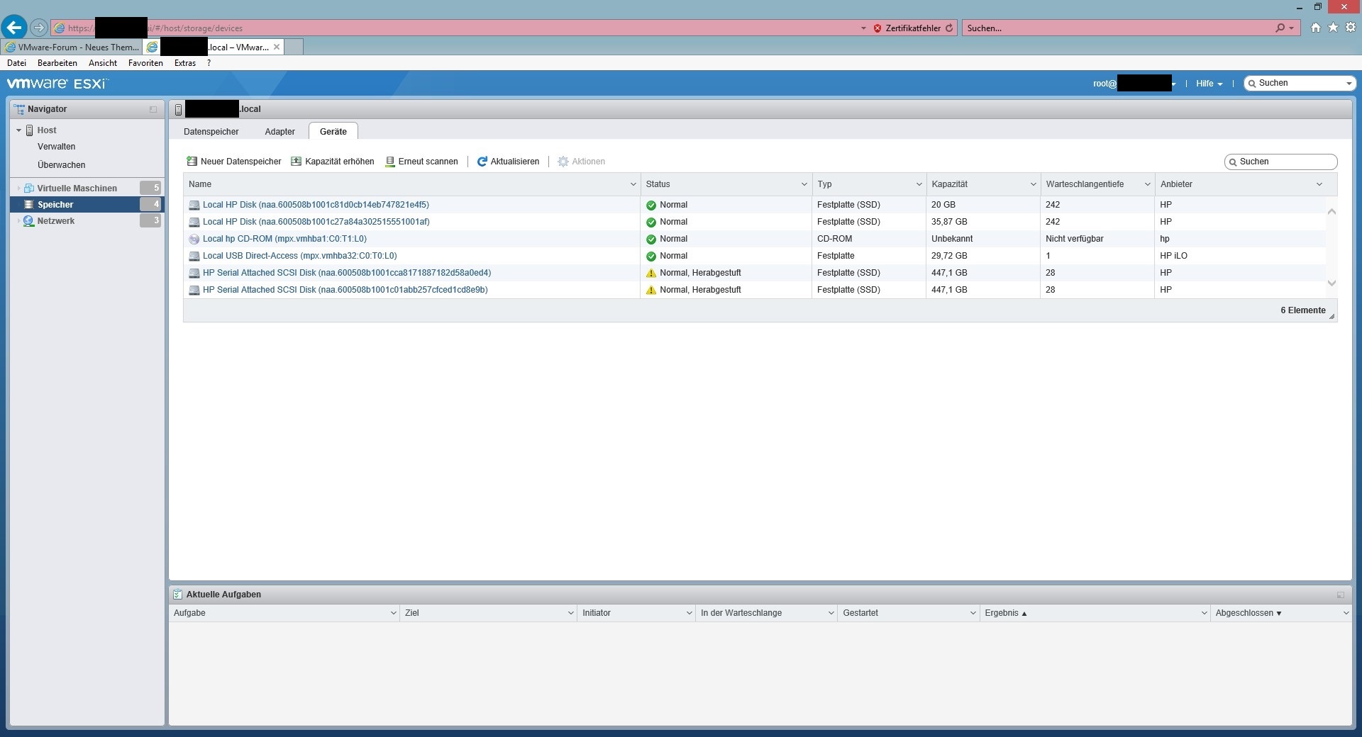datastore/disk "normal, degraded": Why and how to solve it ...