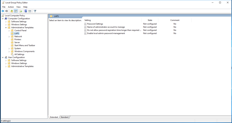 LAPS installation on Domain Controllers - Software & Applications ...