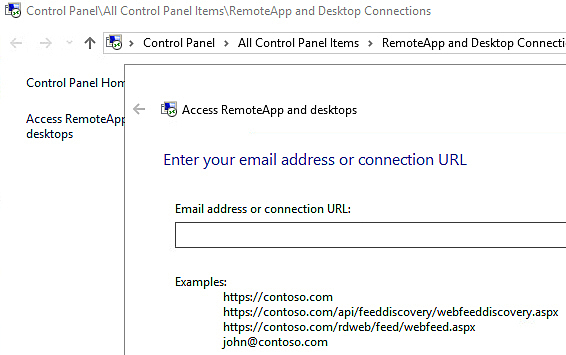 Access RemoteApp & Desktops - There is a problem with this connections security - Software ...