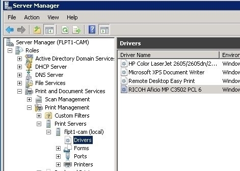Installing 32 bit client print drivers on Windows 2008 R2 64 bit print ...