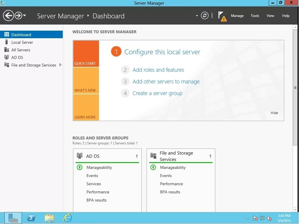 Touring the New Server 8 (2012) Beta Server Manager - Windows - Spiceworks Community