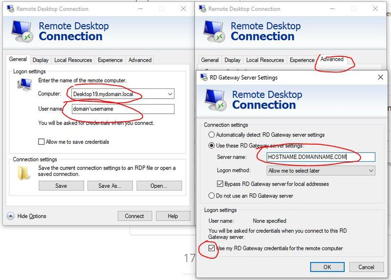 How can my users access their work PCs from home without VPN? Need RDP ...