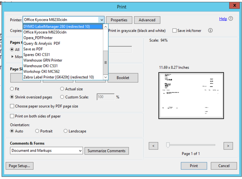 Windows Terminal Server 2022 printer redirection to Mac client ...