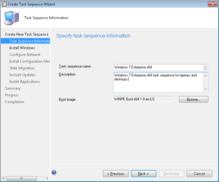 Create and deploy task sequences in System Center Configuration Manager 2012 (SCCM) - Windows ...