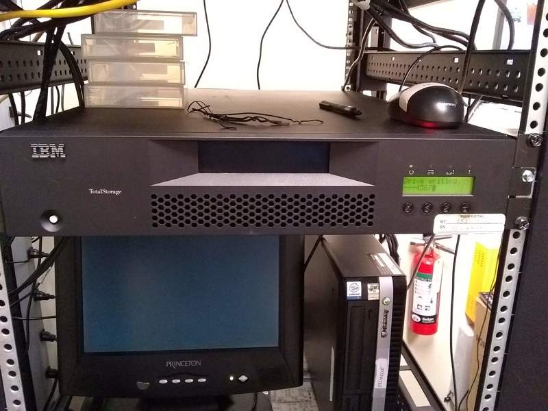 Does anyone here know how to load and unload tapes drives out of a IBM ...