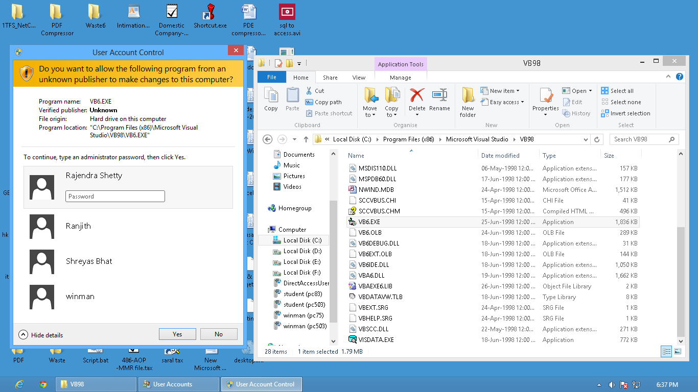 VB6 error in windows 8 PC - Windows - Spiceworks Community