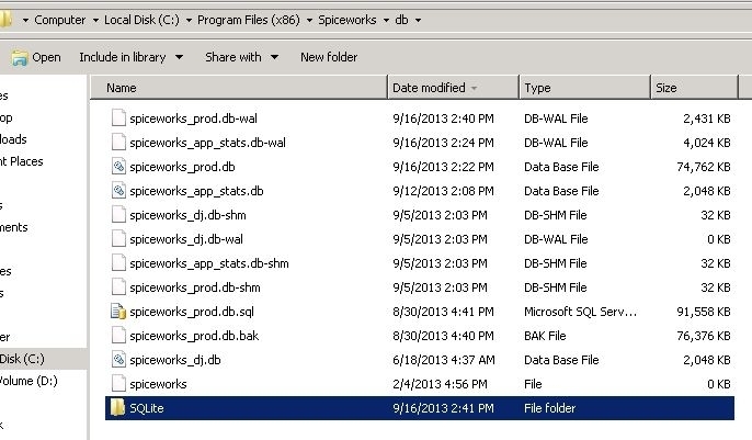 Export the Spiceworks database safely, via scheduled batch file. - Databases - Spiceworks Community