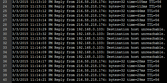 Powershell Continuous Ping logger - Networking - Spiceworks Community