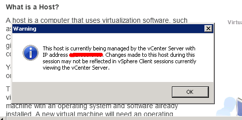 vsphere error - Virtualization - Spiceworks Community