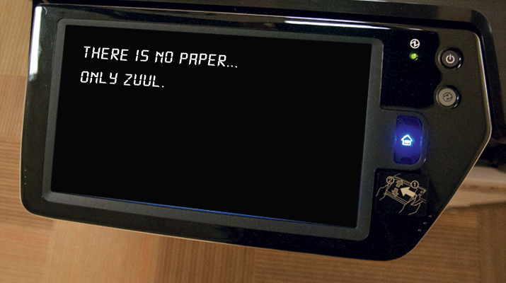 Printer Possessed by Gatekeeper of Gozer - Spiceworks - Spiceworks ...
