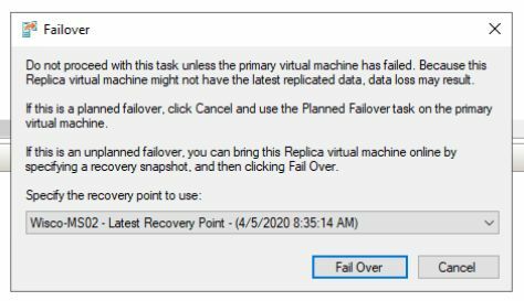 hyper-v failover test - Software & Applications - Spiceworks Community