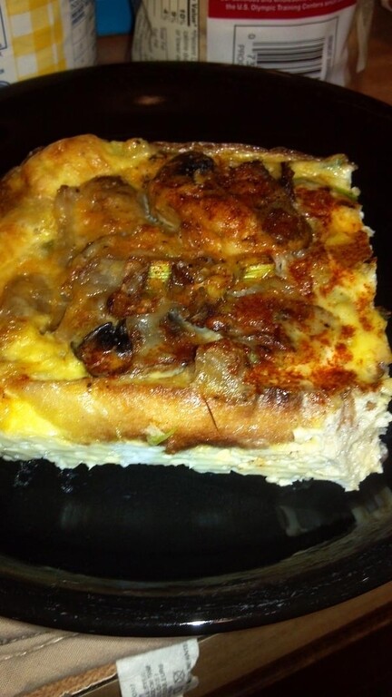 Poor man's quiche- or what do I do with a bunch of eggs about to go bad ...