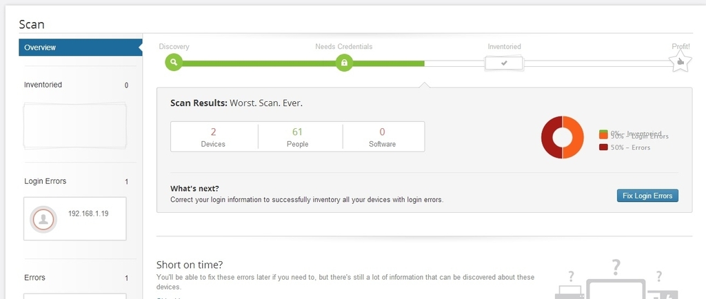 Problems with the "Scan" process - Spiceworks Support - Spiceworks ...