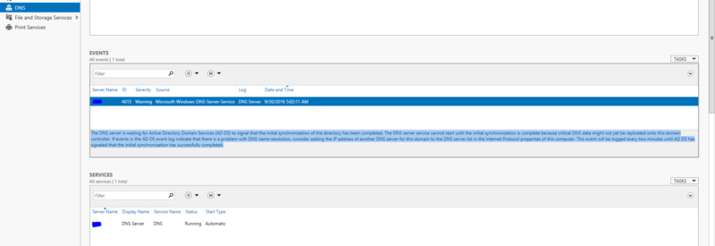 DNS Error 4013: Initial Synchronization - Software & Applications - Spiceworks Community