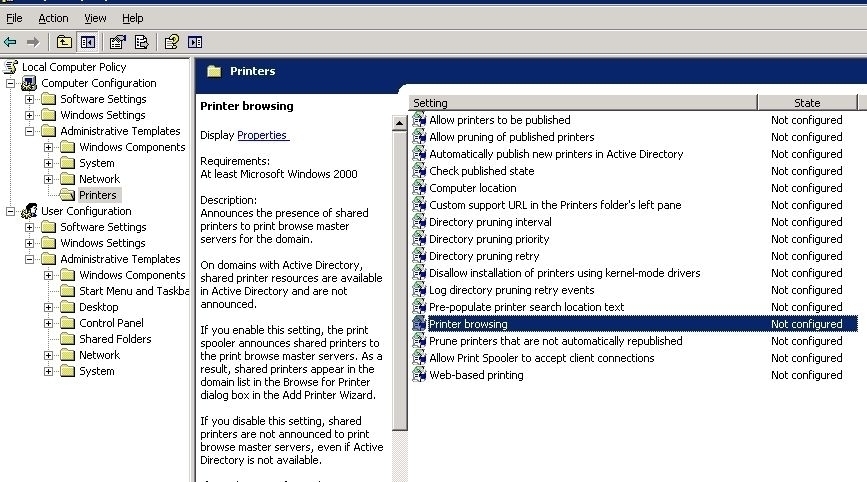 prompt to update new network printer driver when printing... - Software ...