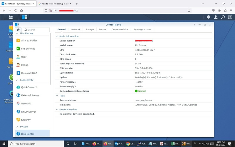 How to take full backup of Linux server on Synology - Data Storage, Backup & Recovery ...