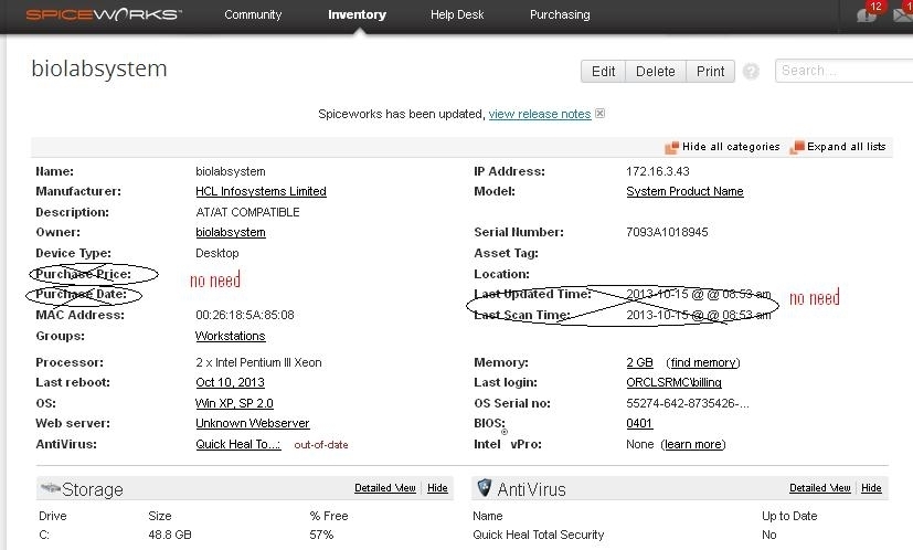 how to make customized complete profile inventory report - #4 by shan5890 - Spiceworks Support ...
