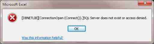 Excel 2010 ODBC with SQL Server - Databases - Spiceworks Community