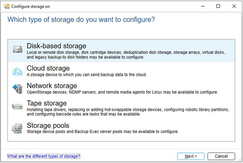 Veritas Backup Exec To NAS - Storage & SAN - Spiceworks Community