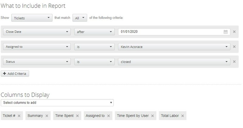 Custom Ticket View based on Time Spent? - Spiceworks Support - Spiceworks Community