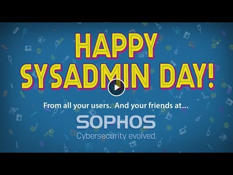 Happy SysAdmin Day 2019! - Security - Spiceworks Community