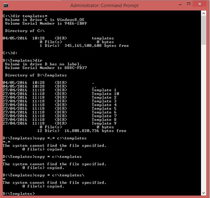Problem with Copy command? - Spiceworks Support - Spiceworks Community