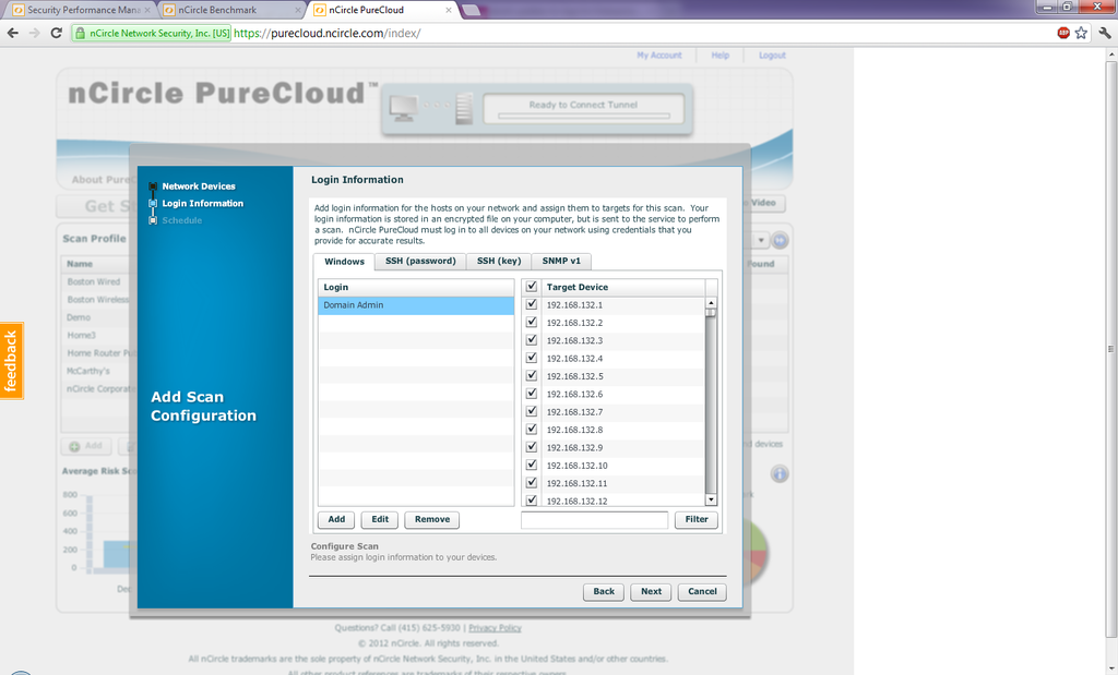 How to run a credentialed scan using nCircle PureCloud - Cloud Computing & SaaS - Spiceworks ...