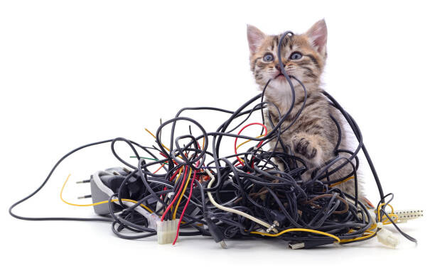 Wrong Answers Only: Why are all of these cables so tangled ...