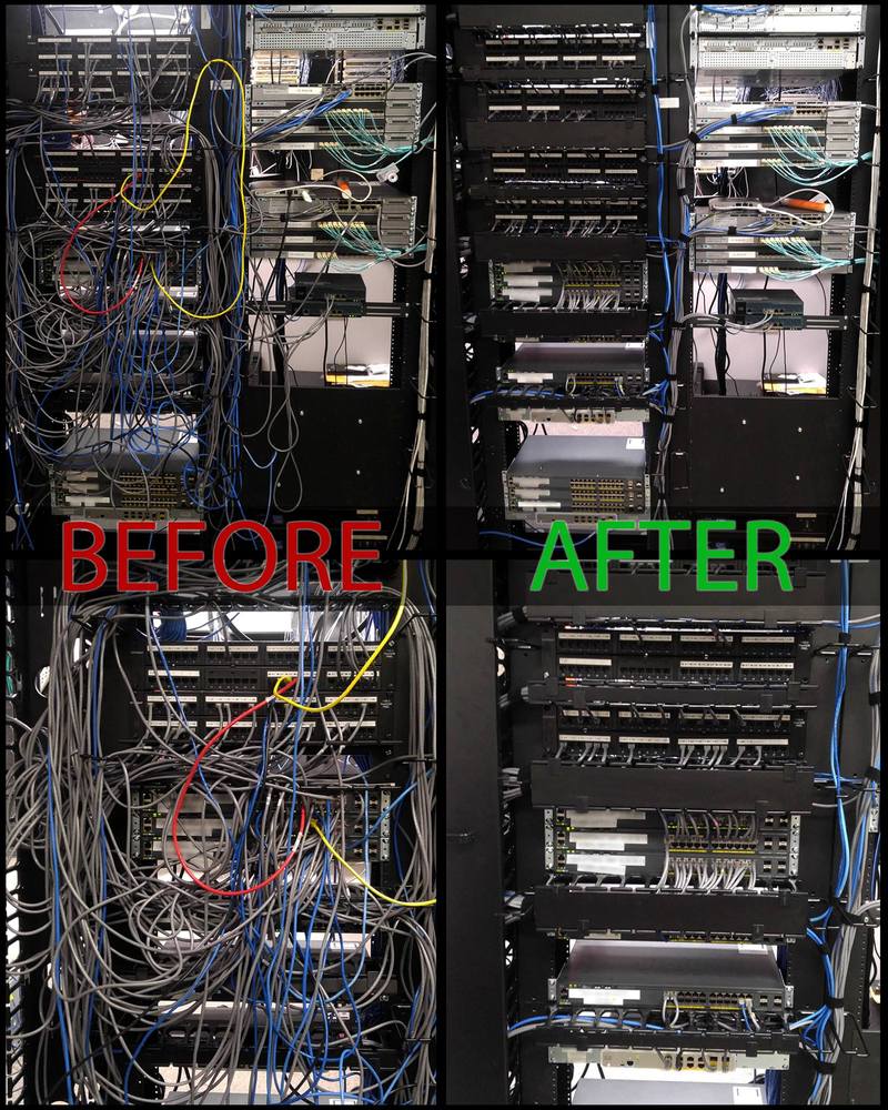MDF rack cleanup - Hardware - Spiceworks Community