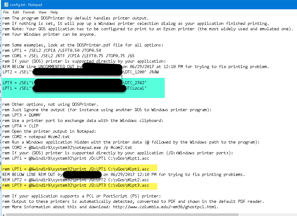 Old 18 bit program, vDos and Windows 10 64 bit problem printing labels - Windows - Spiceworks ...