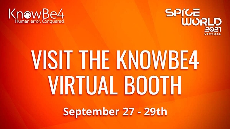 Visit KnowBe4 at SpiceWorld! - Spiceworks - Spiceworks Community