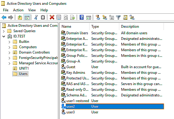 How To Restore Deleted Objects In Active Directory Windows Spiceworks Community