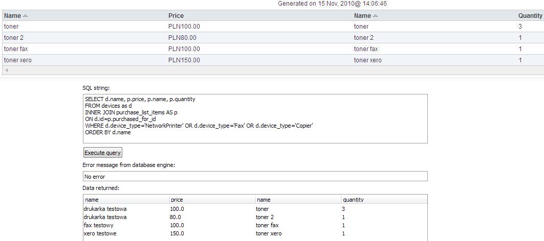 SQL Report strange output - Spiceworks Support - Spiceworks Community