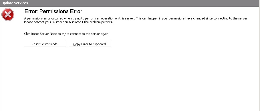 WSUS server Error - Windows - Spiceworks Community