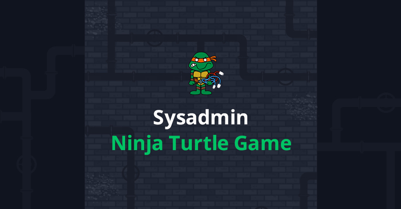 Play the SysAdmin Mutant Ninja Turtle Game and Win a Prize - Water ...