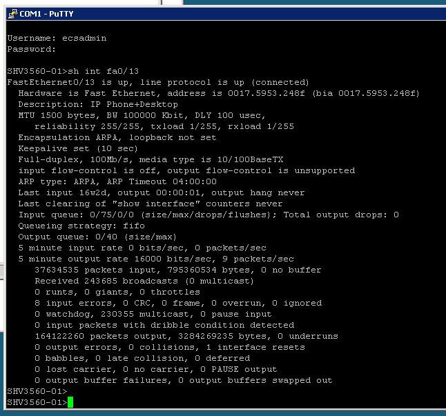 Cisco switch not reachable - Networking - Spiceworks Community