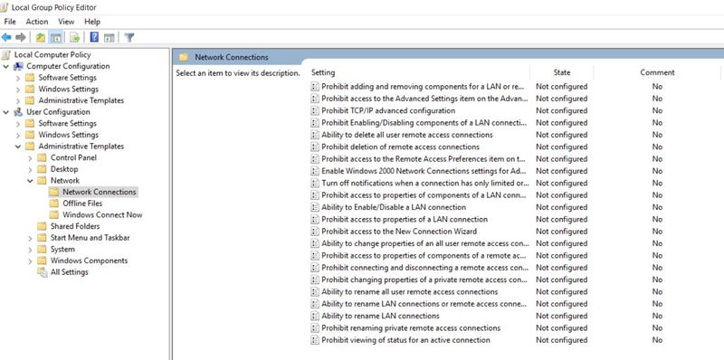 Allow user to enable/disable network adapter settings on Windows 10 - Software & Applications ...
