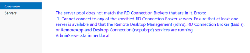 Cannot start Remote Desktop Management service on computer that had ...