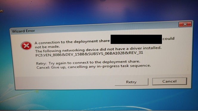 WDS and MDT Error - Software & Applications - Spiceworks Community