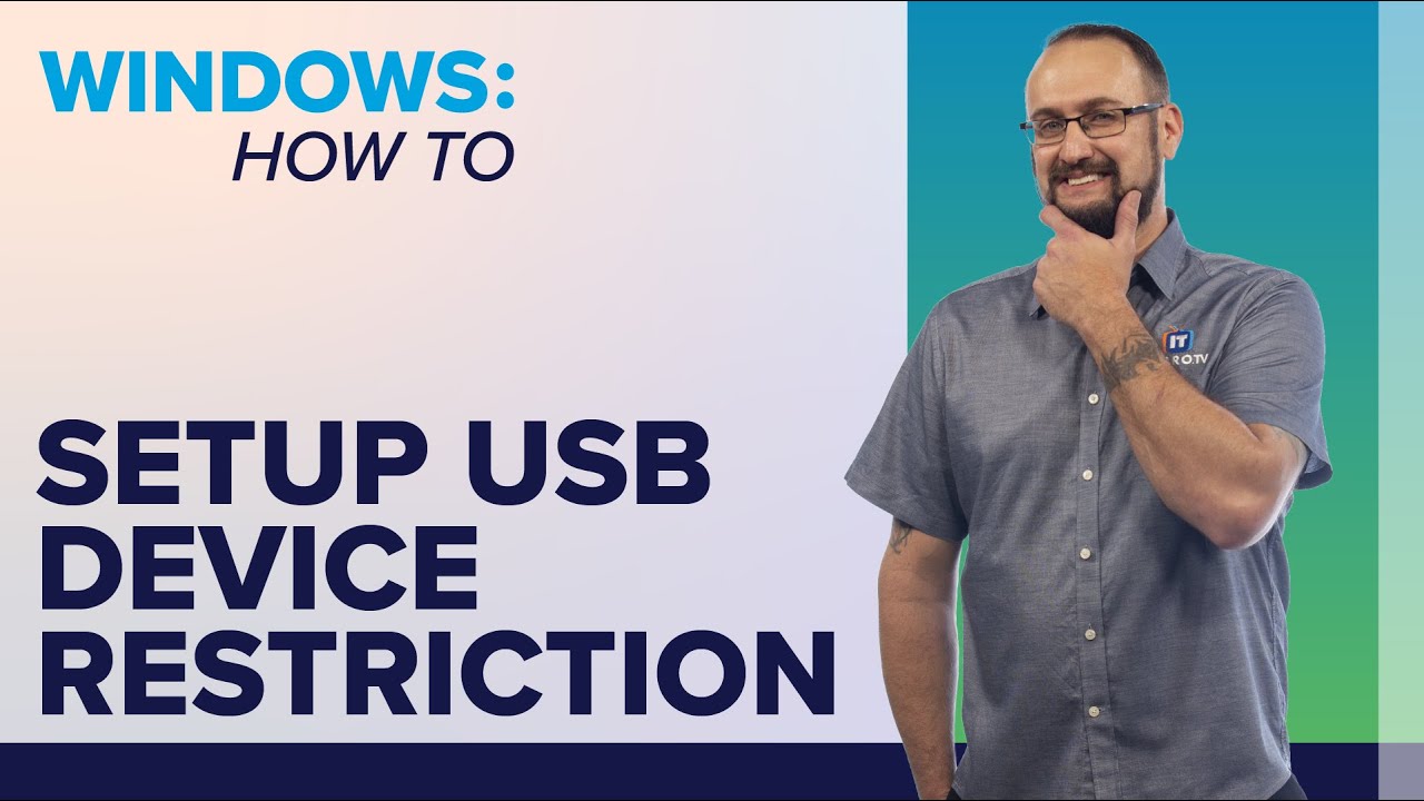 USB Block GPO - Override Group - Software & Applications - Spiceworks ...