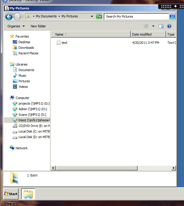 Moving Files into Citrix (XenApp Desktop) from local computer ...