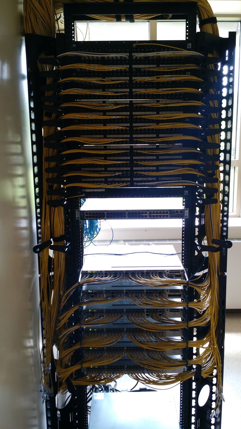 Cable management from patch panel to switch - Networking - Spiceworks ...